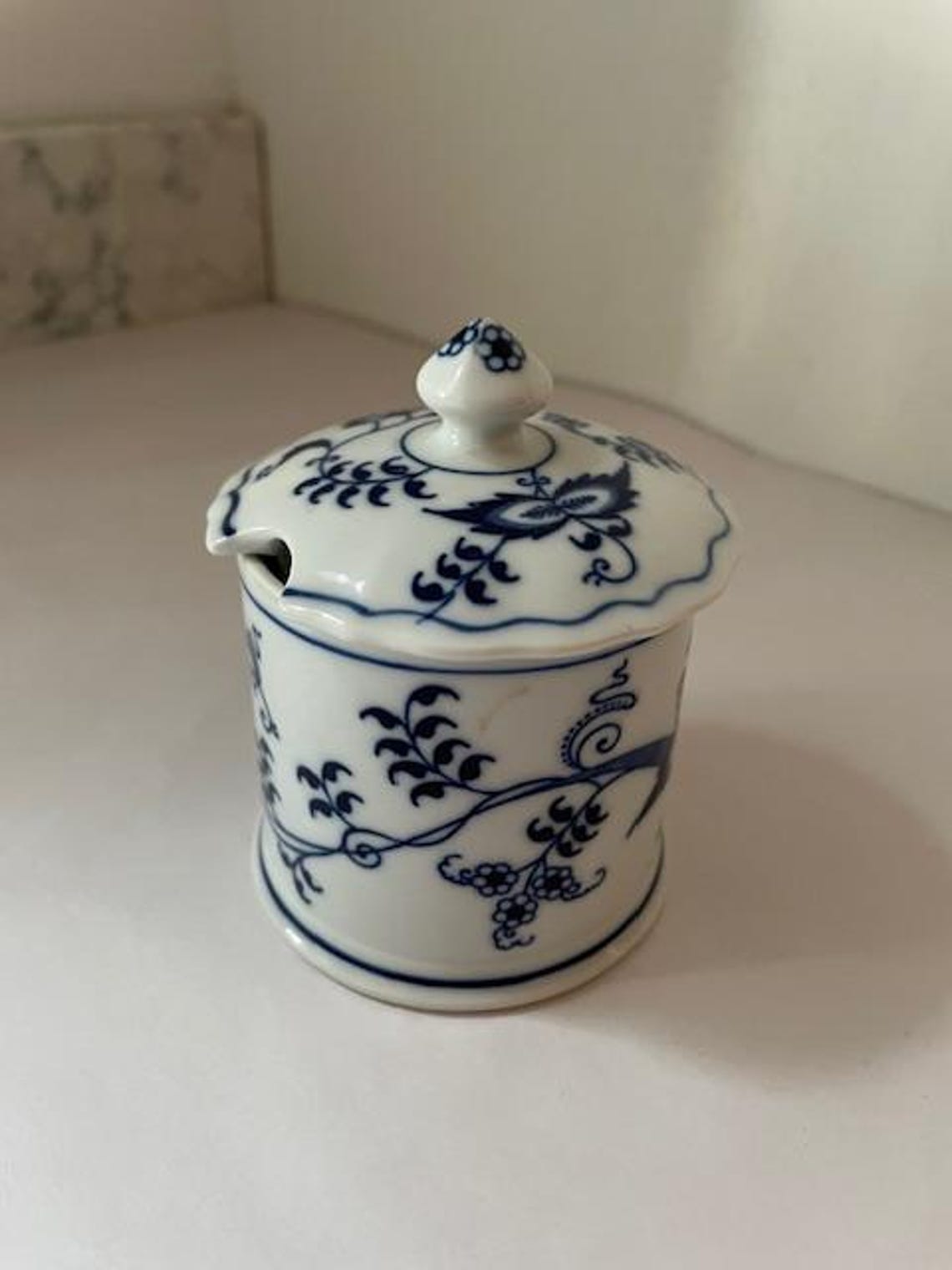 Blue Danube (japan) 1950s Jam Jar With Lid (another) - Etsy