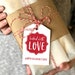 Baked With Love Gift Tag: Valentine's Day Printable (digital Download ...