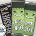 Halloween Party Favor Frankenstein Candy Bar Wrapper - Etsy