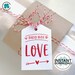 Baked With Love Gift Tag: Valentine's Day Printable (digital Download ...