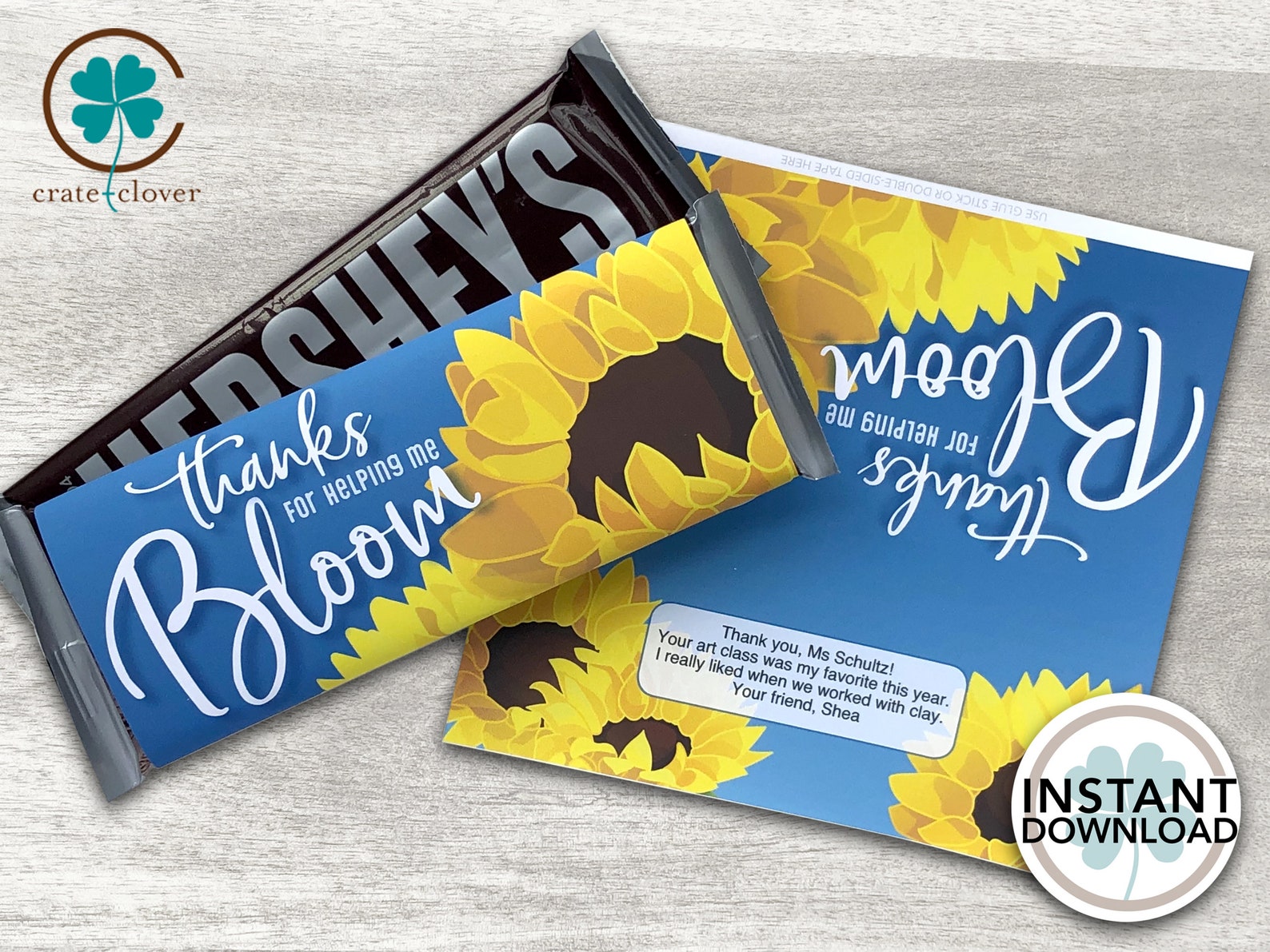 Teacher Appreciation Week Teacher Gift PRINTABLE Thank - Etsy