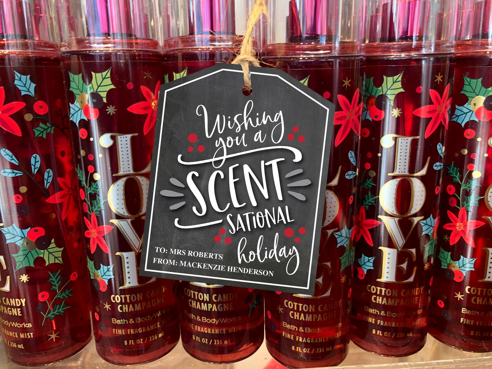 Wishing You a Scentsational Holiday Printable Holiday Gift | Etsy