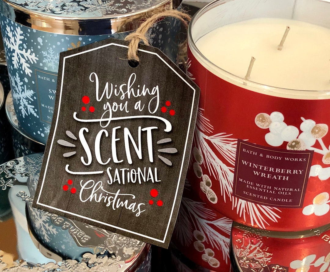 Wishing You a Scentsational Christmas | Printable | Christmas Gift Tag ...