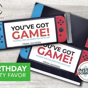 Nintendo Switch Candy Bar Wrapper - Etsy