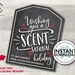Wishing You a Scentsational Holiday | Printable | Holiday Gift Tag ...