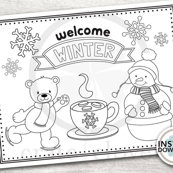 Winter Placemats - Etsy