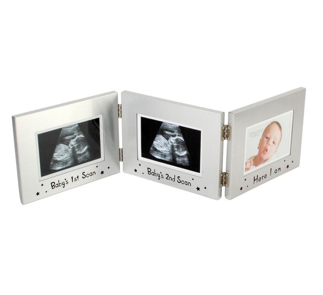 Triple Baby Scan Photo Frame BABY SHOWER MUM2BE - Etsy