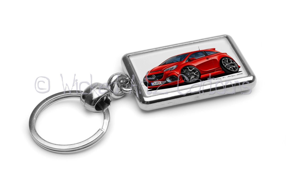 Wicked Artz Cartoon Car Art Vauxhall Corsa E MK3 Vxr/sri 2015 Premium ...