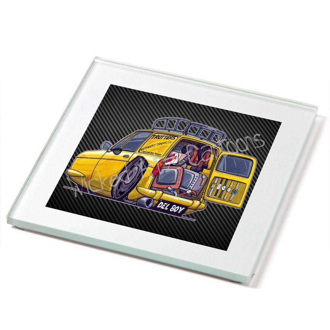 Wicked Artz Cartoon Car Classic Reliant Robin 3 Wheeler - Etsy