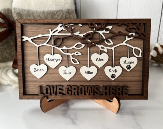 Family Tree Sign | Family Tree | Personalized Gifts | Personalized ...