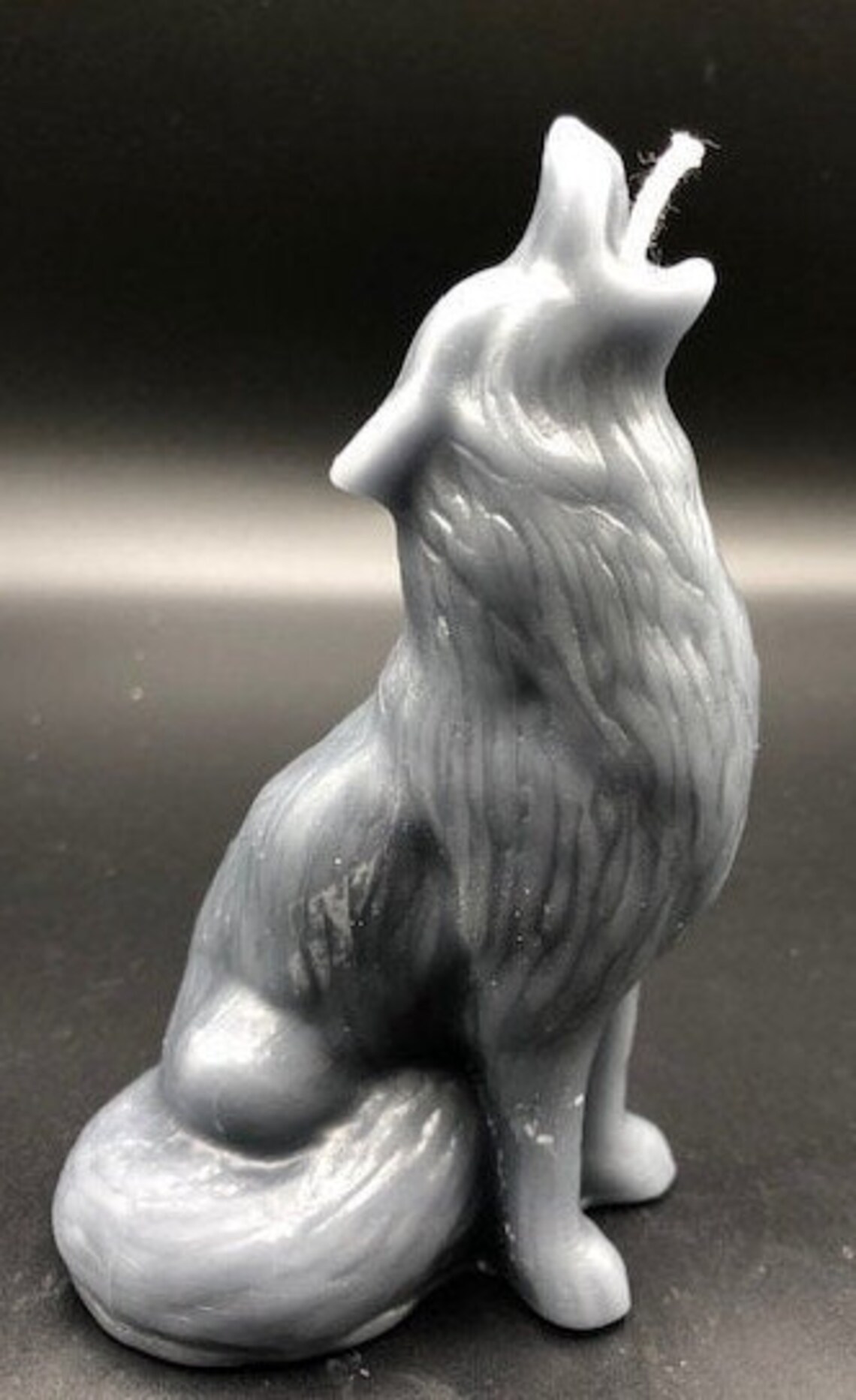 Wolf Beeswax Candle / Howling Wolf Candle / Spirit Guide Gifts | Etsy