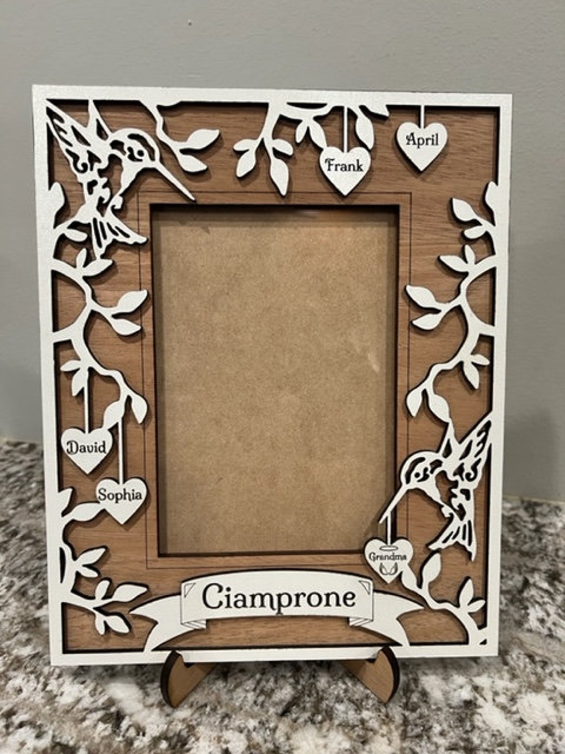 Personalized Hummingbird Photo Frame Wedding Gifts Personalized Gifts ...