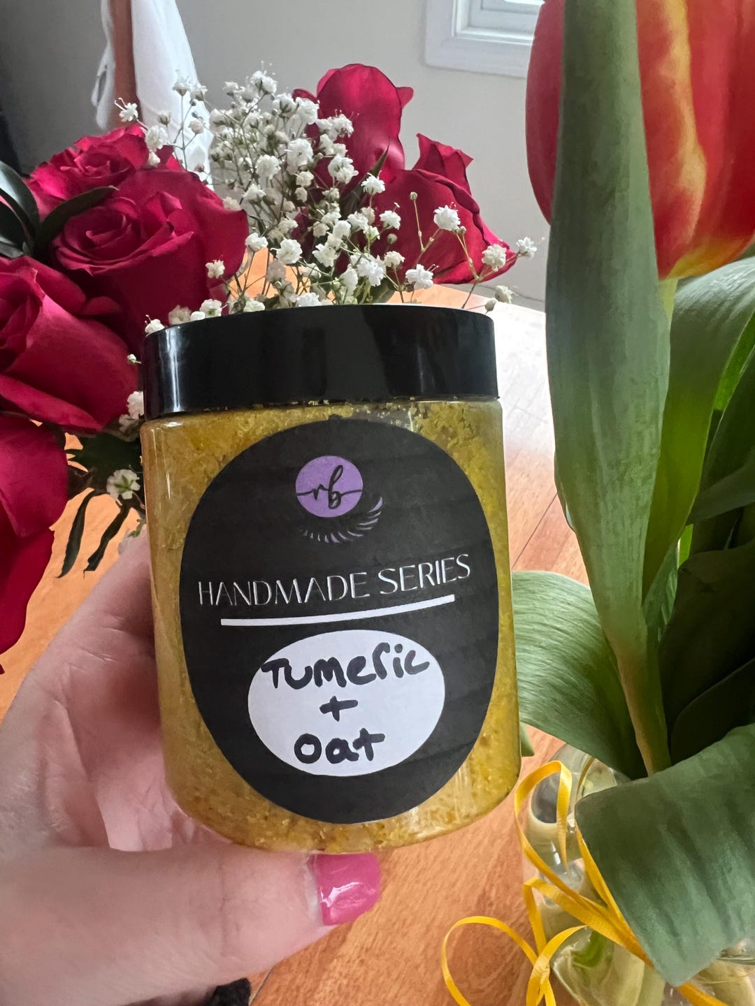 Tumeric and Oat Sugar Scrub - Etsy