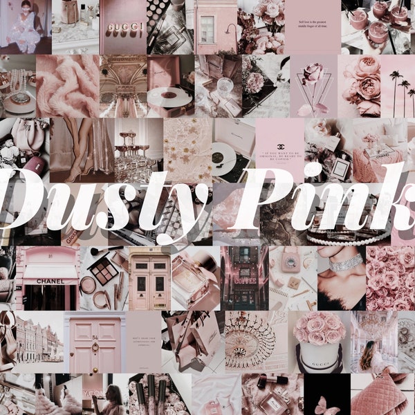 Pink Collage Kit - Etsy