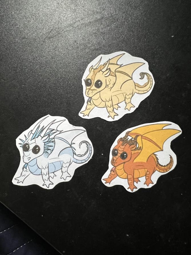 Wof Blem Dragon Stickers - Etsy
