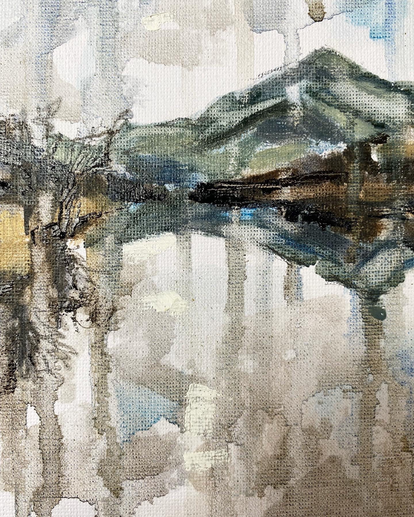 Snowdonia- Mount Snowdon,wales Original Painting in Oil on Stretched ...