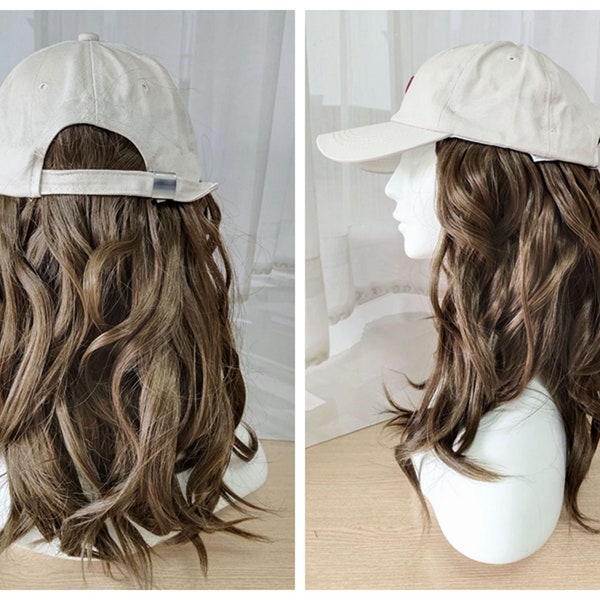 Baseball Cap With Hair Attached - Etsy