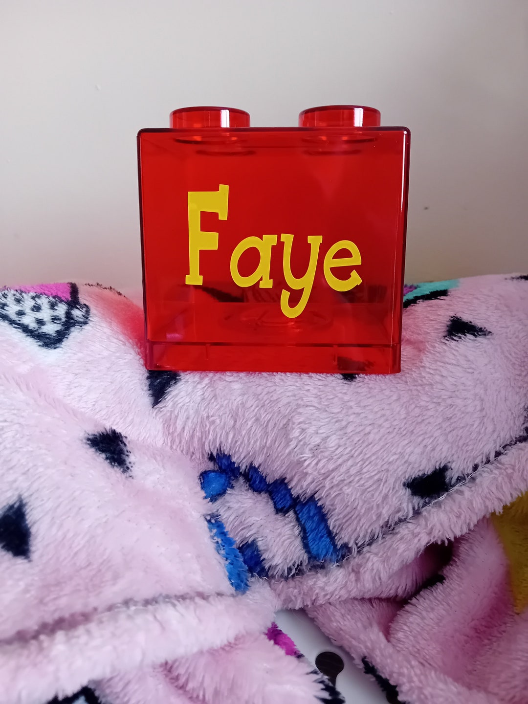 Personalised Money Box/building Block Money Box - Etsy