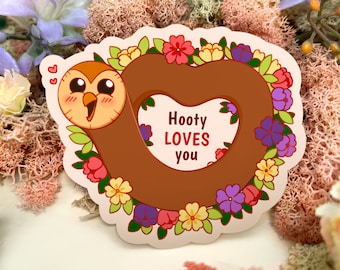 Hooty Sticker Vinyl Sticker the Owl House Car Decal Toh - Etsy