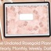 Rose Gold Polkas Digital Planner, Undated Digital Planner for Tablets ...