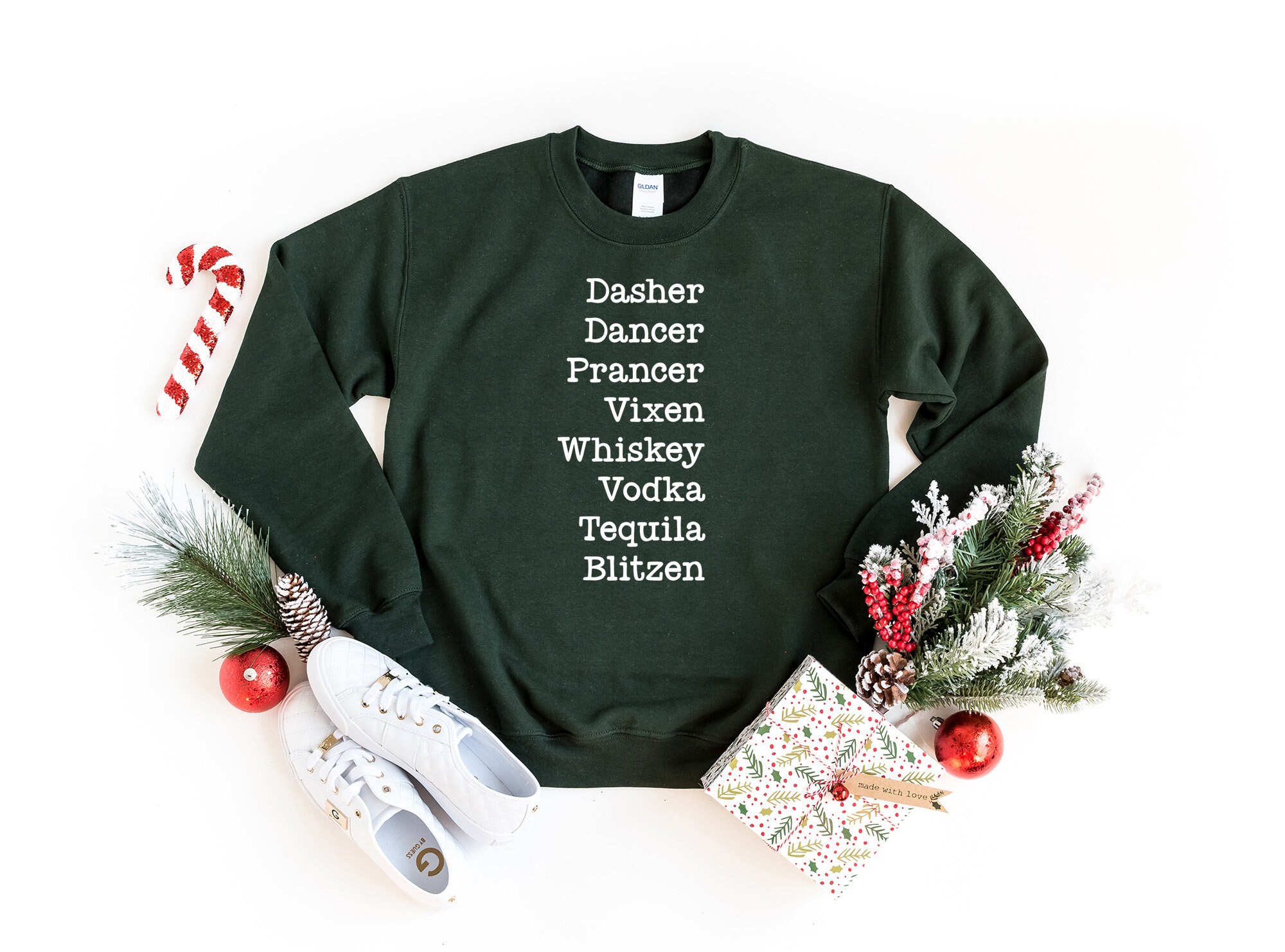 Dasher Dancer Vodka Svg Png File for Cricut, Christmas Svg, Christmas ...