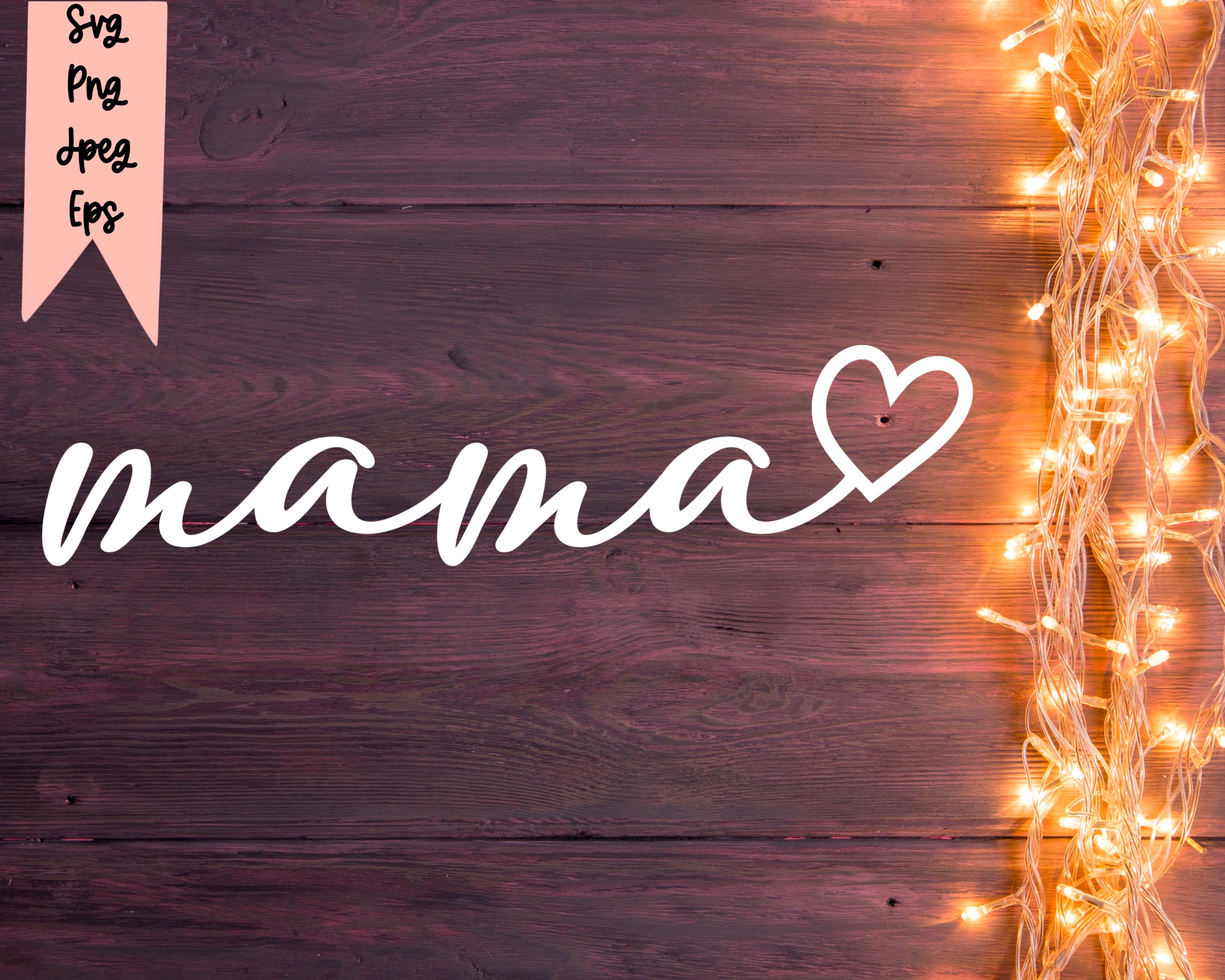 Mama Svg File for Cricut, Mama Heart Svg, Mama SVG, Svg Files for ...