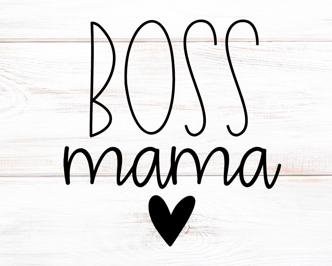 Boss Mama Svg Svg Files for Cricut Commercial Use Cut Files | Etsy