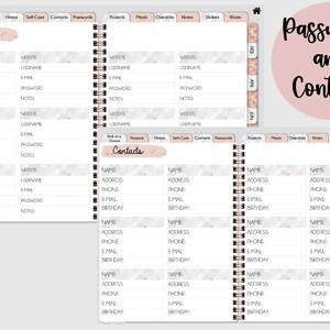 2021 Rose Gold Digital Planner, 2021 Digital Planner for Tablets, 2021 ...
