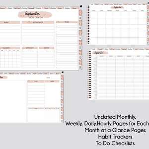 Rose Gold Polkas Digital Planner, Undated Digital Planner for Tablets ...