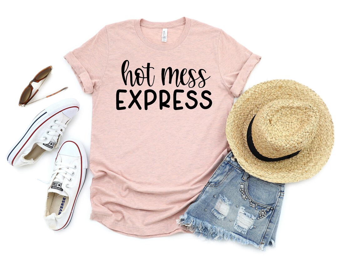Hot Mess Express SVG File, Funny Svg Png, Sassy SVG Cut Files for ...