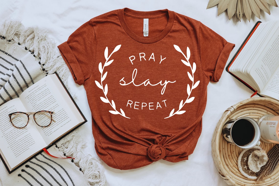Pray Slay Repeat Wreath SVG, Scripture Svg, Jesus Love SVG, Bible Verse ...