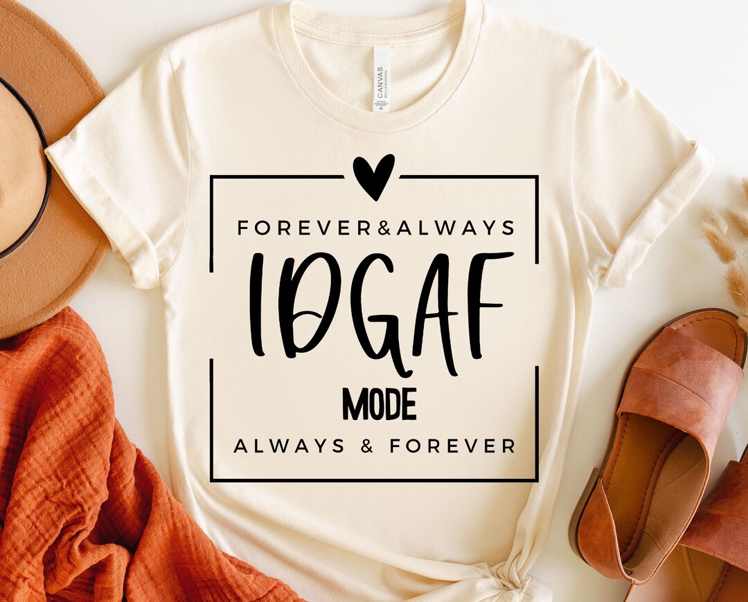 IDGAF SVG and Png File, Funny Svg Png, Sassy SVG Cut Files for Cricut ...