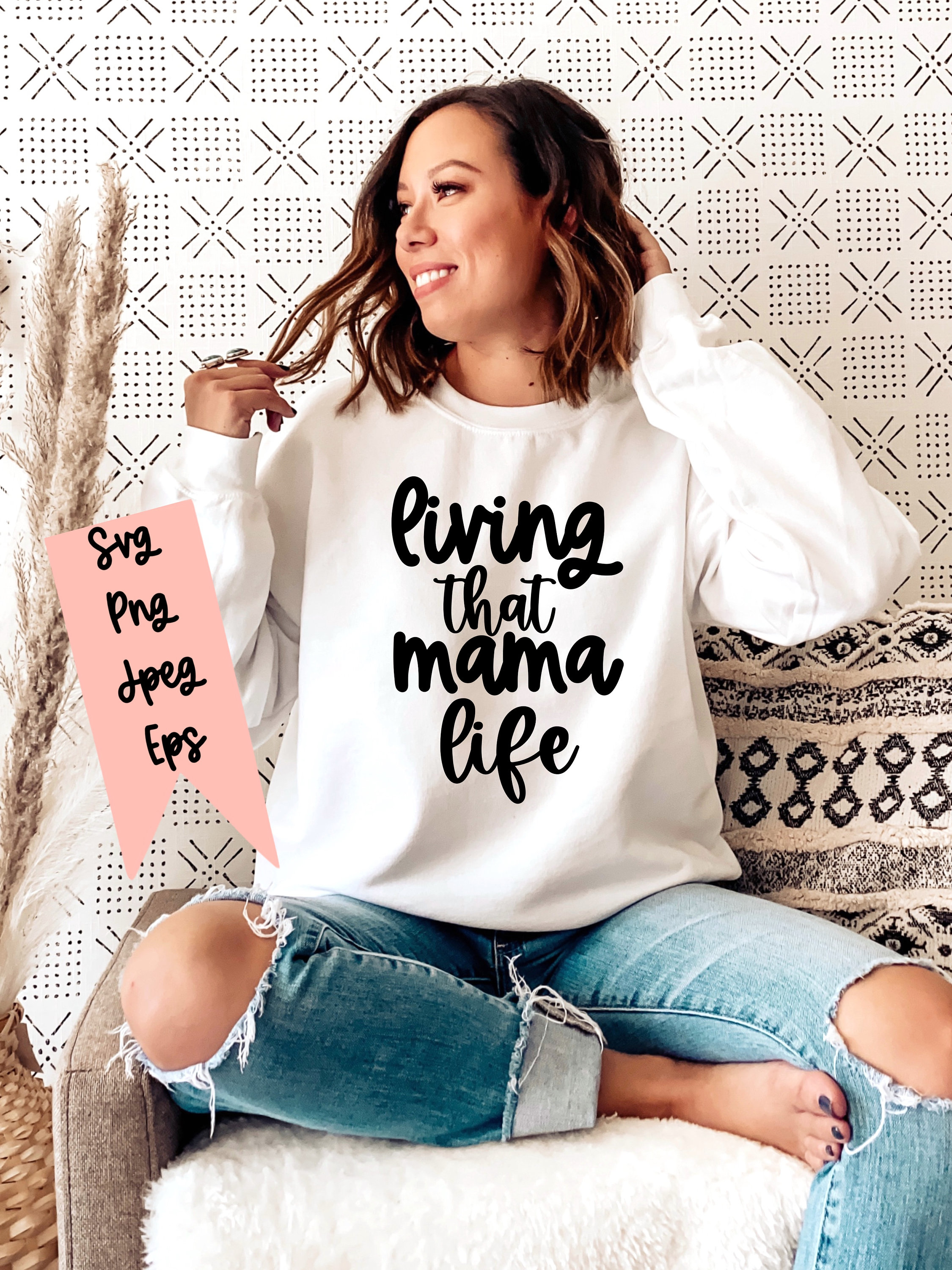 Living That Mama Life Svg File for Cricut, Mama SVG, Svg Files for ...