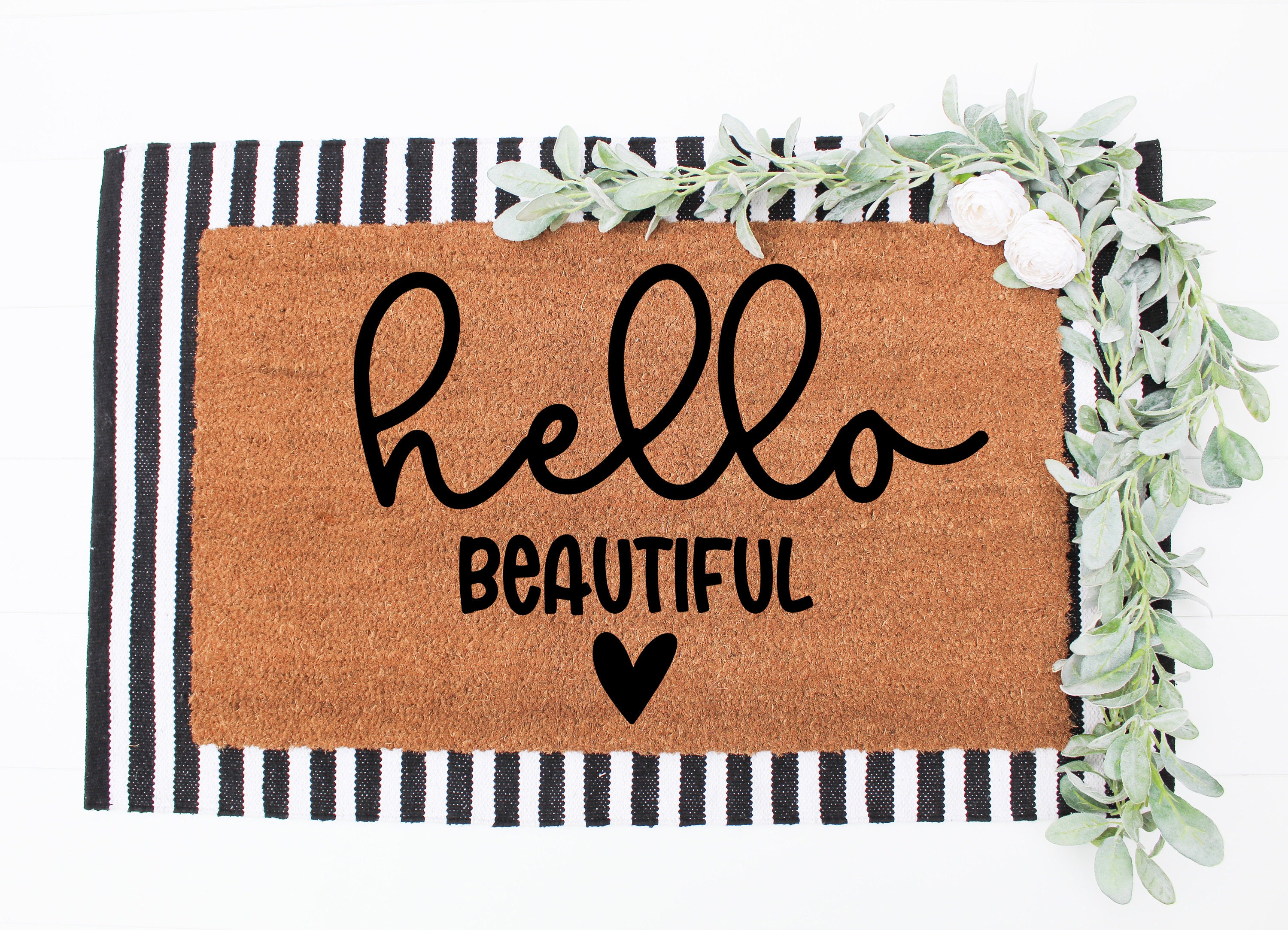 Hello Beautiful Doormat Svg File Doormat Svg Png Funny - Etsy