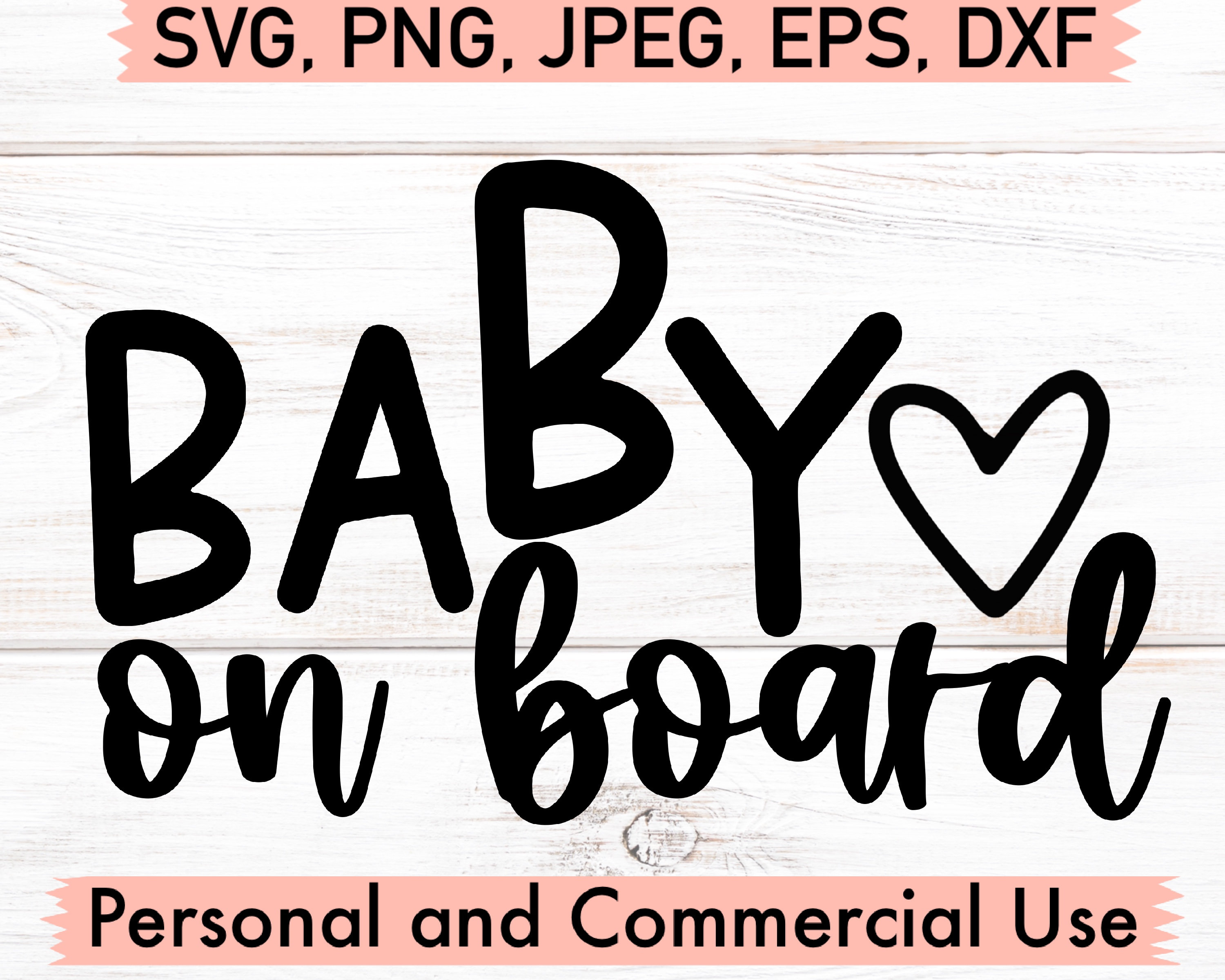 Baby on Board Svg Kids Svg Baby Girl Svgnewborn Svg Baby | Etsy