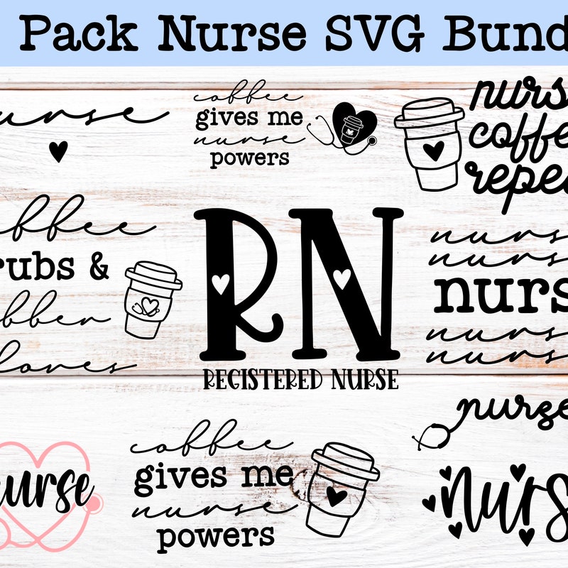 Nurse Svg - Etsy