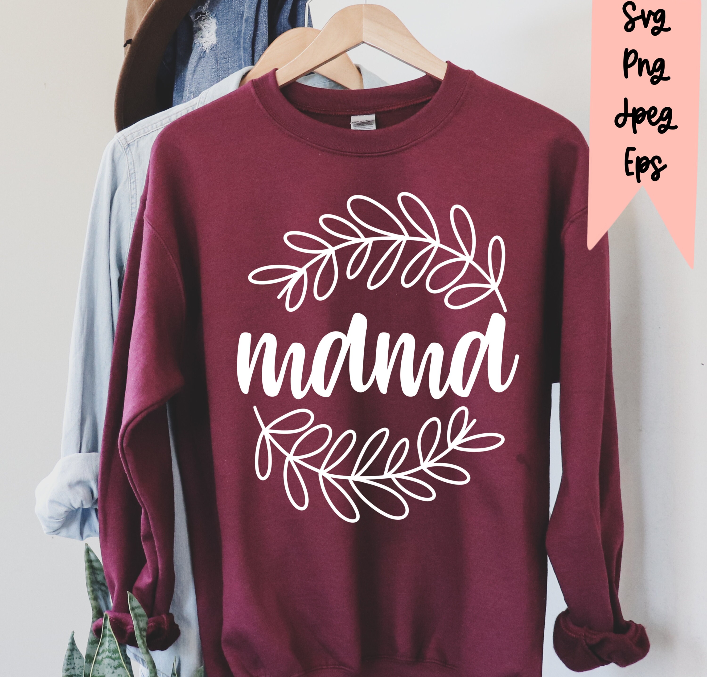 Mama Svg File for Cricut, Mama Wreath Svg, Mama SVG, Svg Files for ...