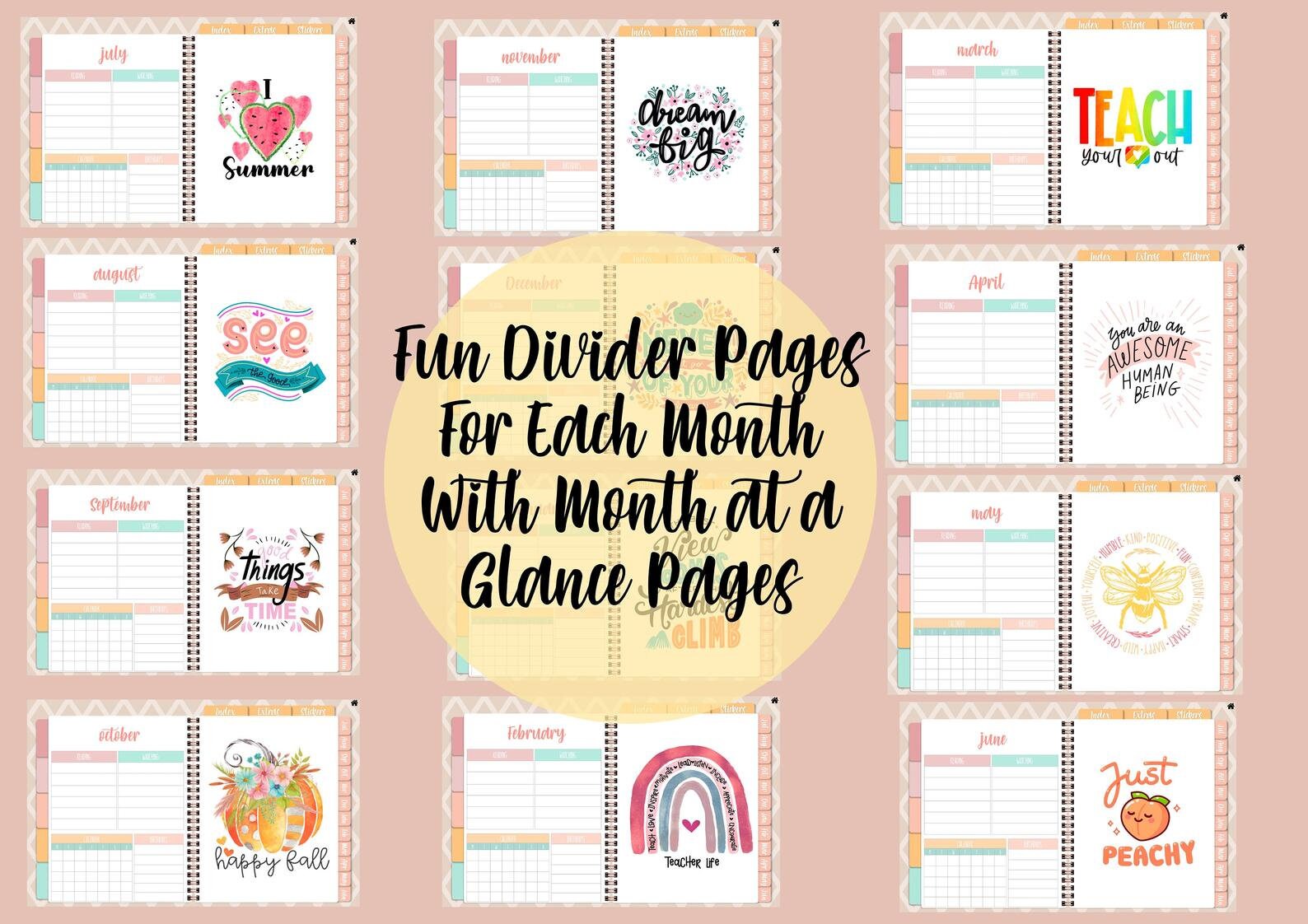Digital Teacher Planner, Goodnotes Teacher Planner, Teacher Planner for ...