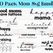 Mom Svg Bundle Mama Svg Bundle Mom Svg Bundle for Cricut - Etsy