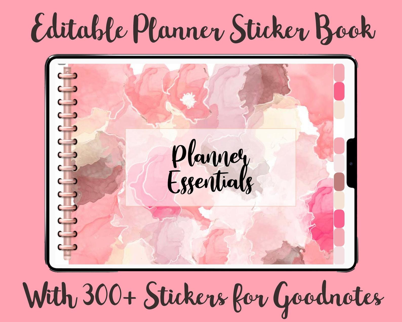 Digital Sticker Book Rose Gold Digital Stickers Ipad Planner - Etsy