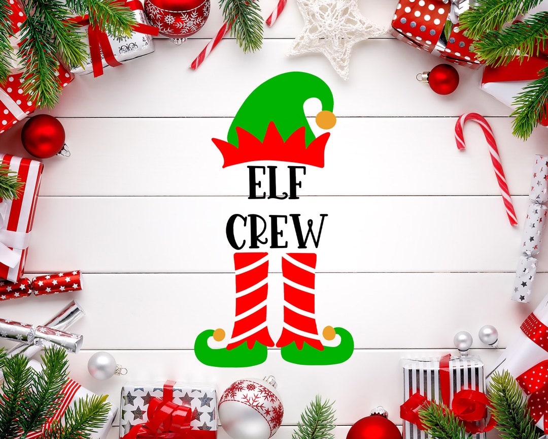 Elf Crew Svg Png File for Cricut, Christmas Svg, Christmas Shirt Svg ...
