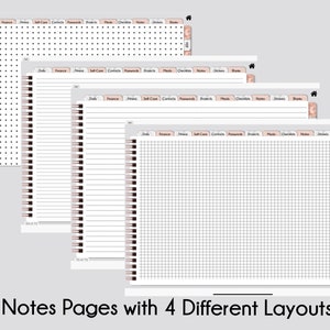 Rose Gold Polkas Digital Planner, Undated Digital Planner for Tablets ...