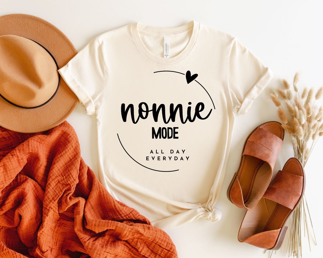 Nonnie Mode Svg, Nonnie Svg File, Cute Nonnie Shirt Svg, Nonnie ...