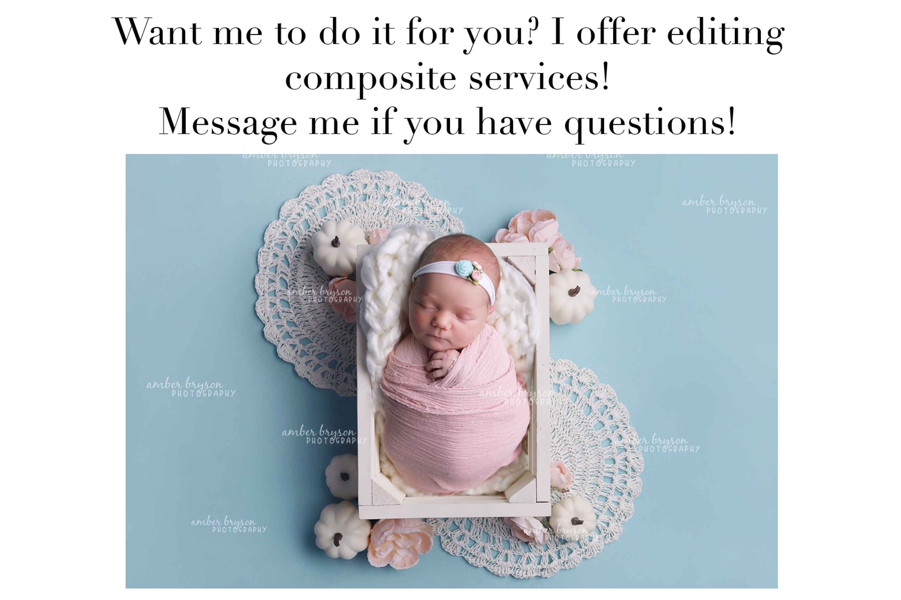 Newborn Digital Backdrop, Girl Backdrop, Floral and Pumpkin Newborn ...