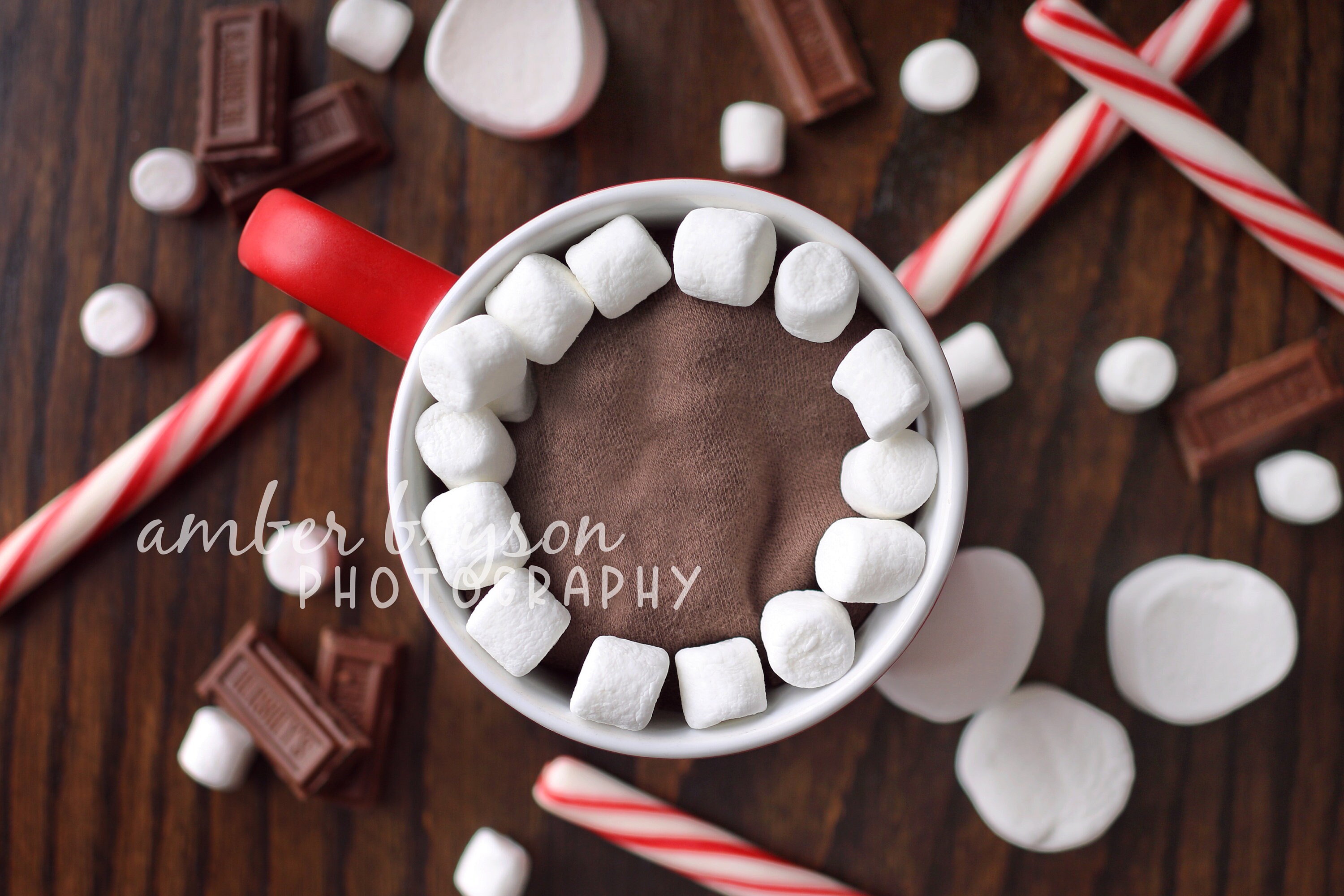 Hot Cocoa Digital Backdrop, Newborn Digital Backdrop, Christmas Digital ...
