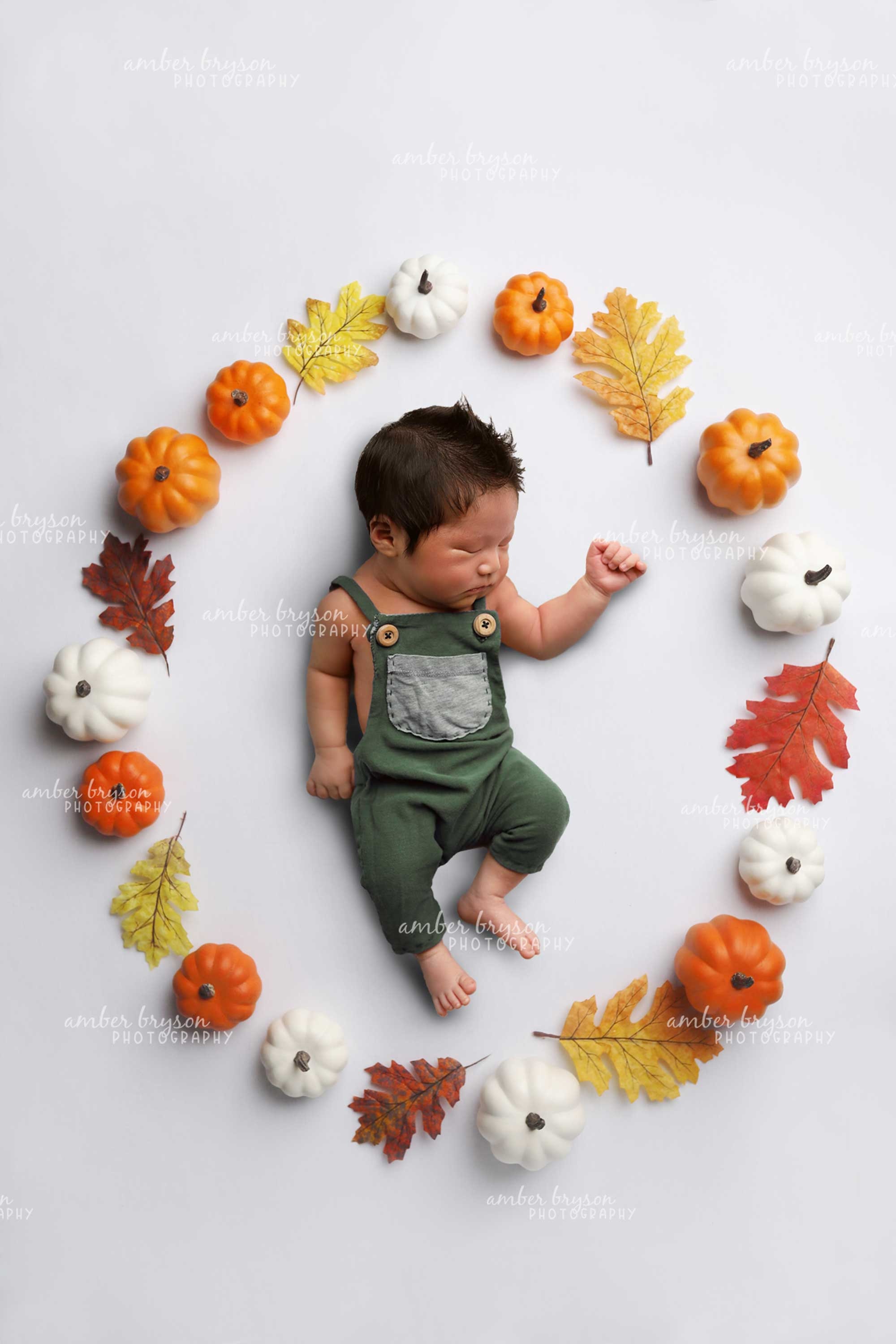 Fall Newborn Digital Backdrop, Fall Baby Background, Fall Newborn Photo ...