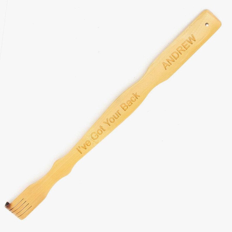 Personalized Bamboo Back Scratcher - Etsy