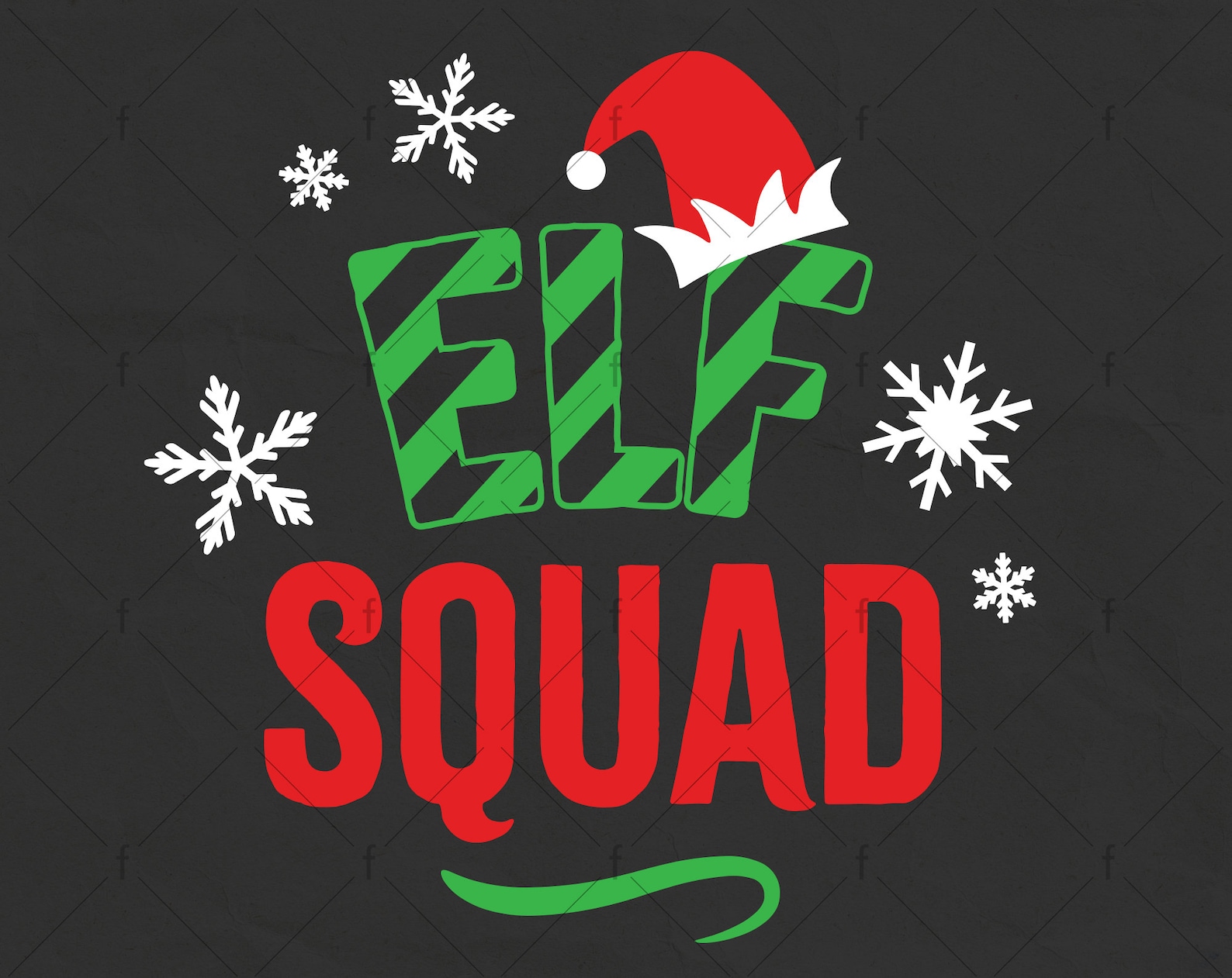 Elf Squad SVG Design Cut File, Bestselling Group Xmas Party Shirt ...