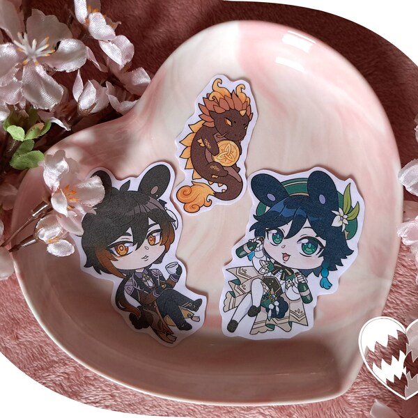 Genshin Water Bottle Stickers - Etsy