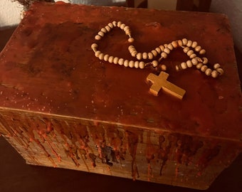 CURSED Leather Box Haunted - Etsy